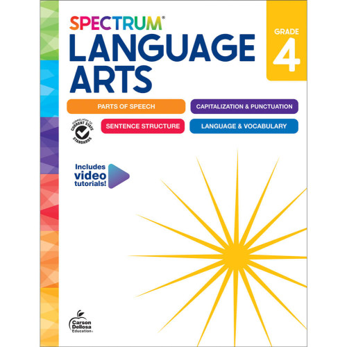 Spectrum Language Arts Workbook Grade 4 Spectrum® CD705494