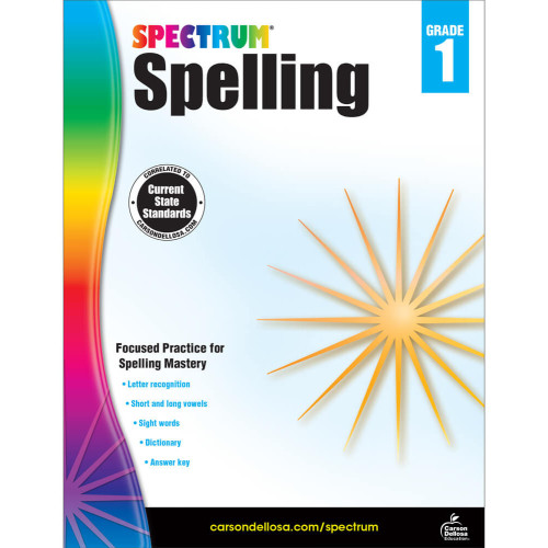 Spectrum Spelling Workbook Grade 1 Spectrum® CD704597