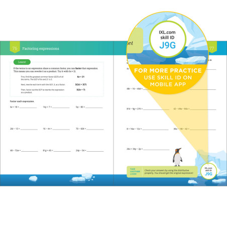 IXL Ultimate Math Workbook Grade 7 Carson-Dellosa Education® CD201140