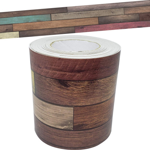 Reclaimed Wood Straight Rolled Border Trim Teacher Created Resource...
