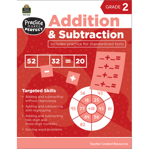 Practice Makes Perfect: Addition & Subtraction Grade 2 Teacher Crea...