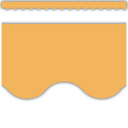 Golden Sun Scalloped Border Trim Teacher Created Resources tcr-9243