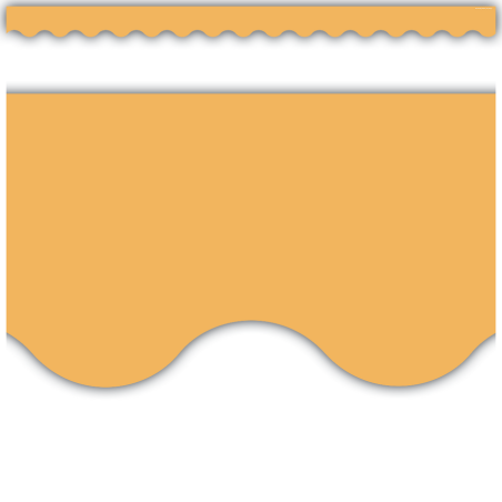 Golden Sun Scalloped Border Trim Teacher Created Resources tcr-9243
