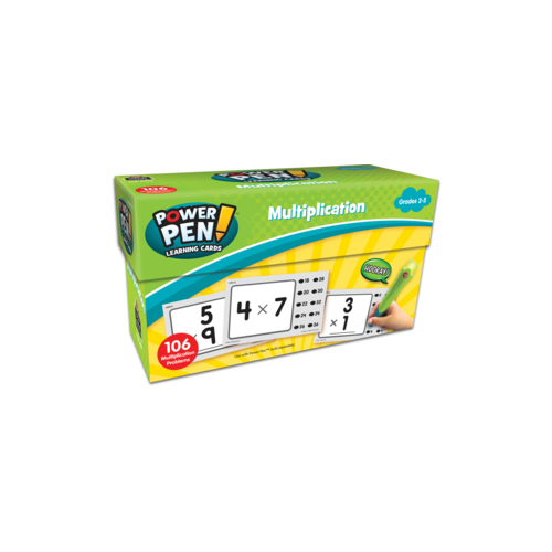 Power Pen Learning Cards: Multiplication Teacher Created Resources ...