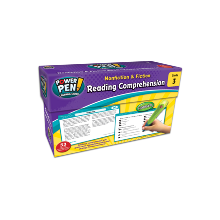 Power Pen Learning Cards: Reading Comprehension Grd 3 TCR-6198