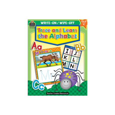 Write-On/Wipe-Off Book: Trace and Learn the Alphabet Teacher Create...