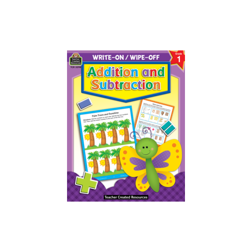 Write-On/Wipe-Off Book: Addition and Subtraction Teacher Created Re...