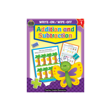 Write-On/Wipe-Off Book: Addition and Subtraction Teacher Created Re...