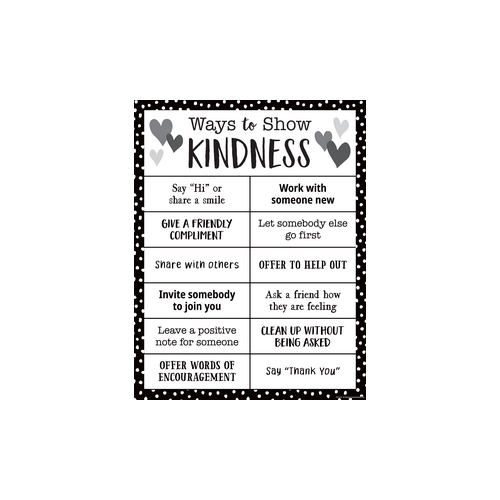 Ways to Show Kindness Chart Teacher Created Resources TCR-7514