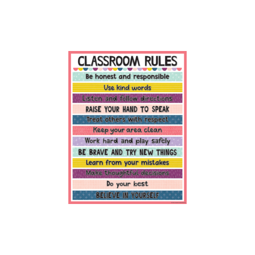 Oh Happy Day Classroom Rules Chart Teacher Created Resources TCR-7453