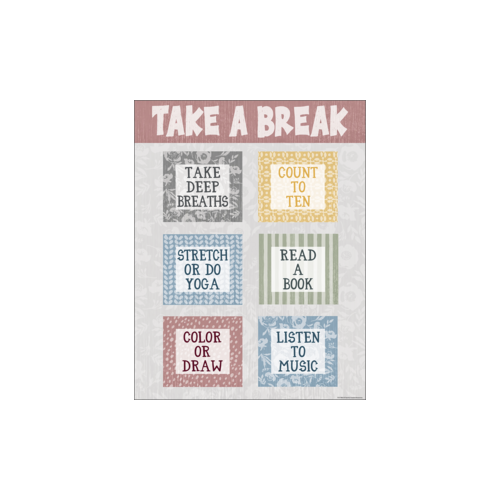 Classroom Cottage Take a Break Chart Teacher Created Resources TCR-...