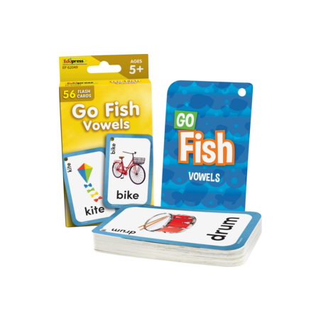 Go Fish Vowels Flash Cards Teacher Created Resources TCR-62049