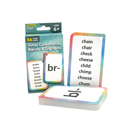 Initial Consonants, Blends & Digraphs Flash Cards Teacher Created R...