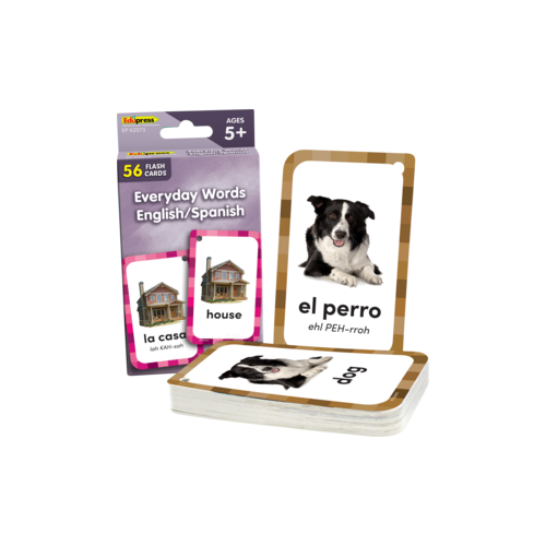 Everyday Words English/Spanish Flash Cards Teacher Created Resource...