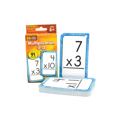 Multiplication 0-12 Flash Cards Teacher Created Resources TCR-62035
