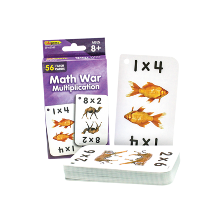 Math War Multiplication Flash Cards Teacher Created Resources TCR-6...