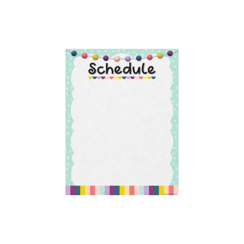 Oh Happy Day Schedule Write-On/Wipe-Off Chart Teacher Created Resou...