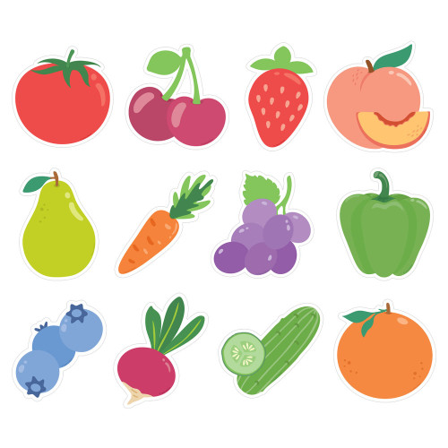 Fruits and Veggies Cutouts Carson-Dellosa Education® CD120661