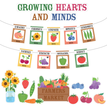 Growing Hearts Growing Minds Bulletin Board Set Carson-Dellosa Educ...