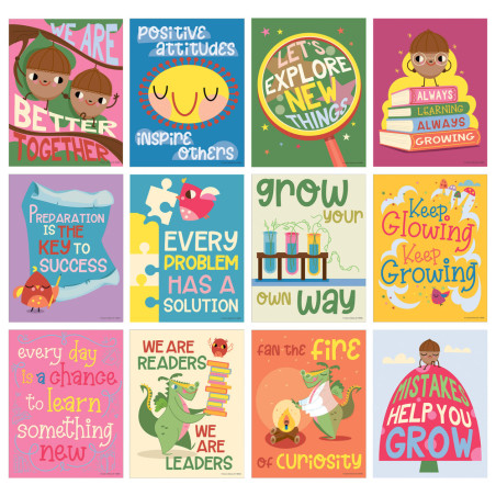Mini Posters: Fairy Tale Forest Poster Set Carson-Dellosa Education...