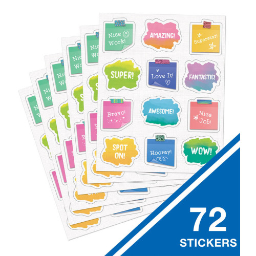 Doodle Motivational Shape Stickers Carson-Dellosa Education® CD168327