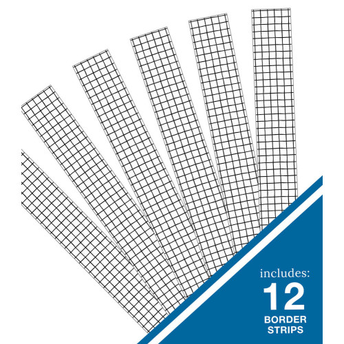 Black & White Grid Straight Bulletin Board Borders Carson-Dellosa E...