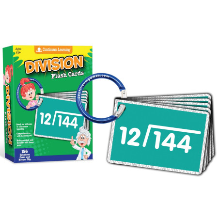Division Flash Cards Continuum CG0341