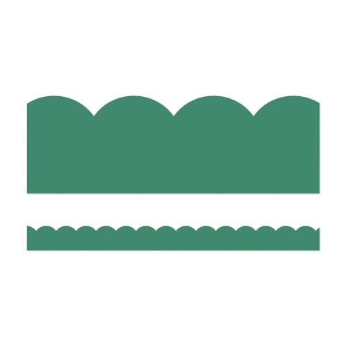 Jade Green Scalloped Bulletin Board Borders Carson-Dellosa Educatio...