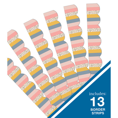 Stripes Scalloped Bulletin Board Borders Carson-Dellosa Education®