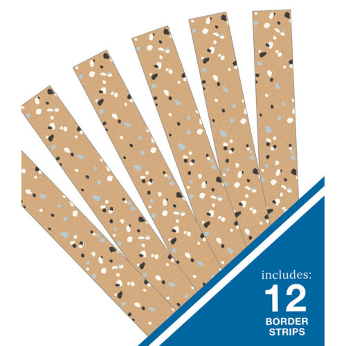 Speckled Kraft Paper Straight Bulletin Board Borders Carson-Dellosa...