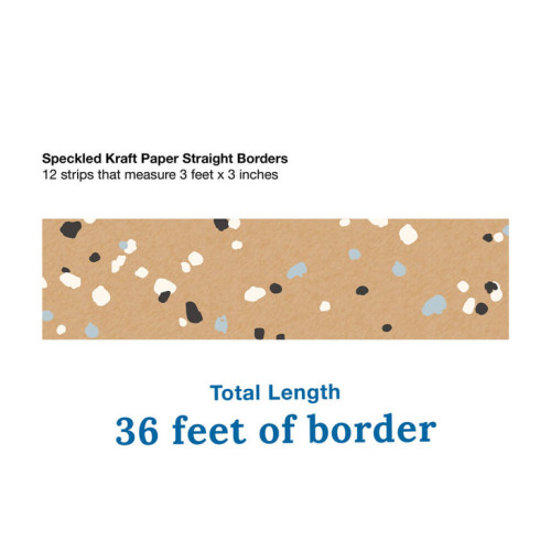Speckled Kraft Paper Straight Bulletin Board Borders Carson-Dellosa...
