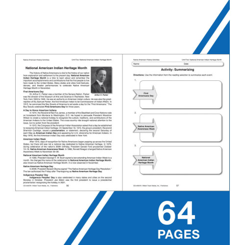 Native American History Activities Workbook Grade 5-8 Carson-Dellos...